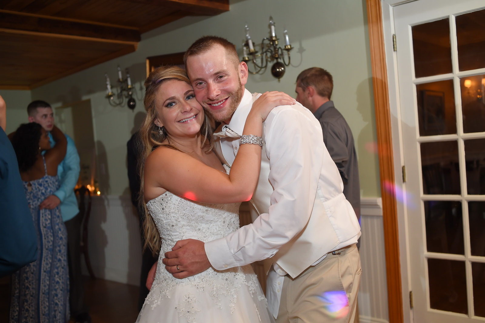 Bride and Groom Dancing